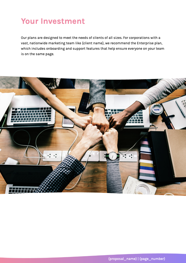 SaaS Proposal Template | Proposify